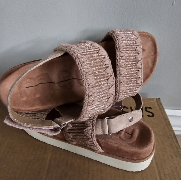 Mou | Shoes | Mou Glitter Slingback Sandals New | Poshmark